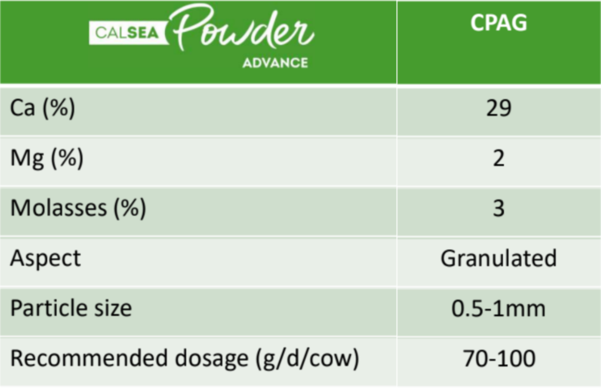 Calsea: Calcium Supplement for Livestock | Agvance Nutrition